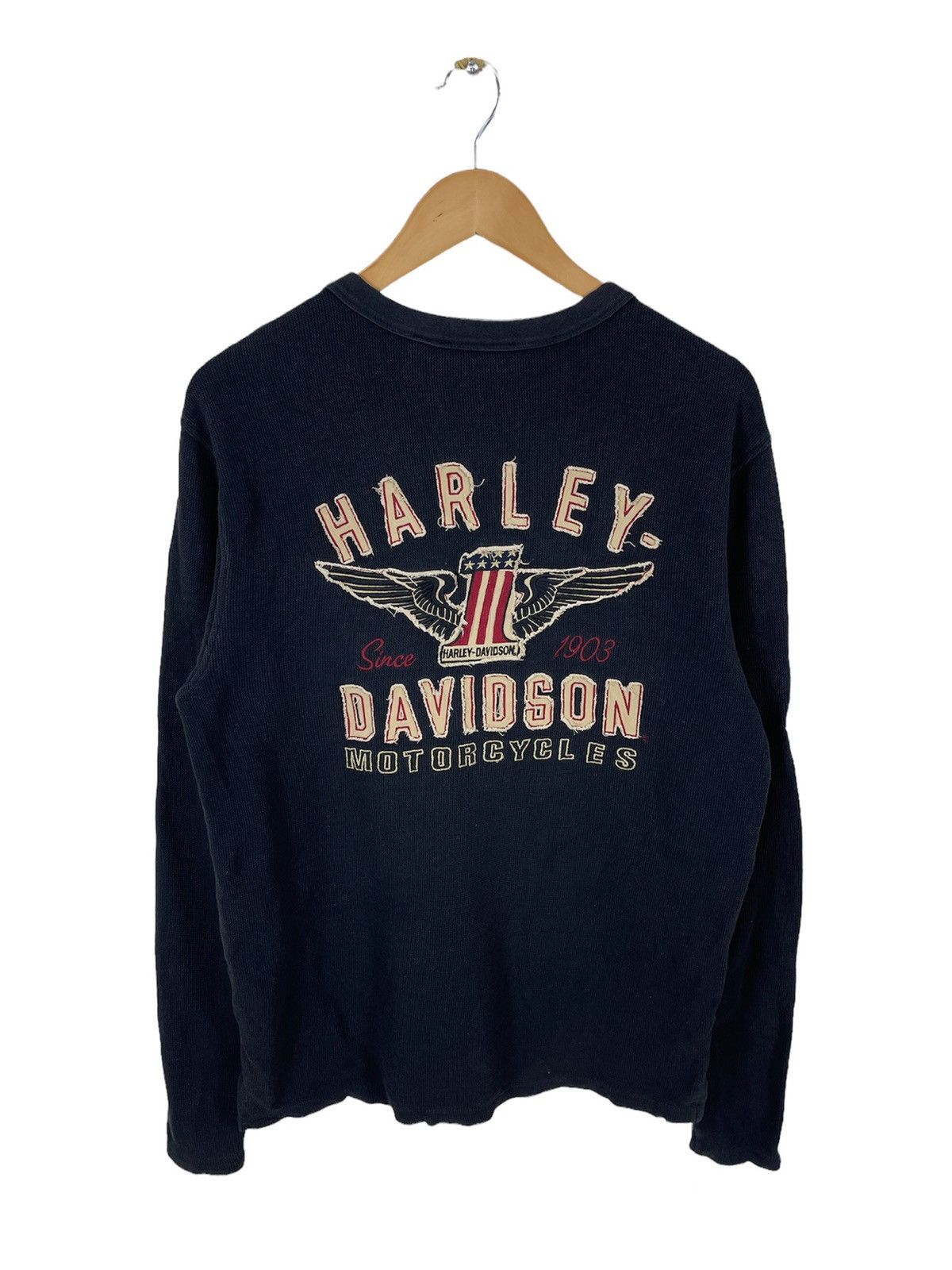 Harley Davidson × Vintage Vintage Harley Davidson Motorcycles Long Sleeve Tee | Grailed