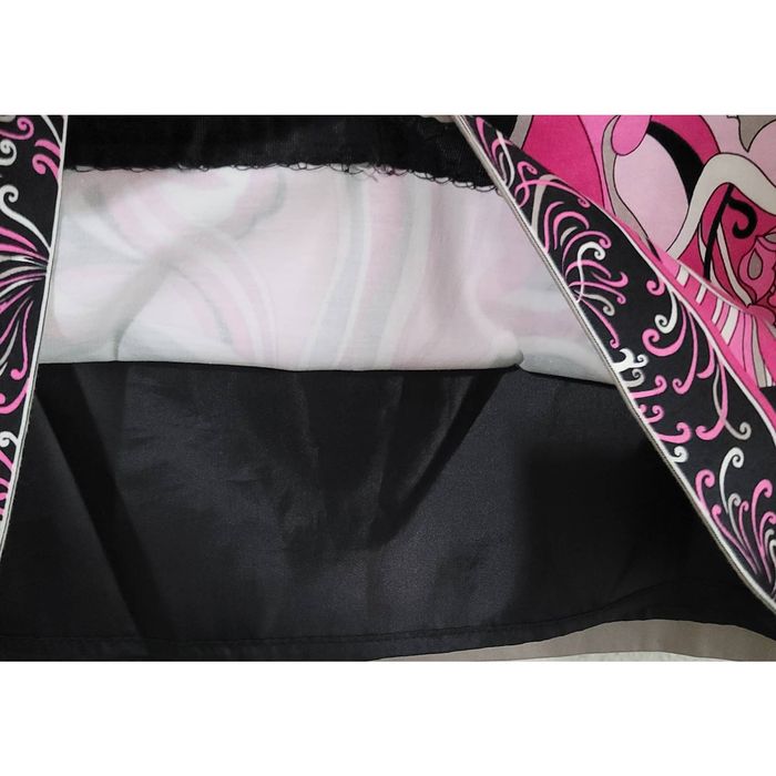 Other Judith Hart Pink Black Floral Print A-Line Skirt 12P Lined | Grailed