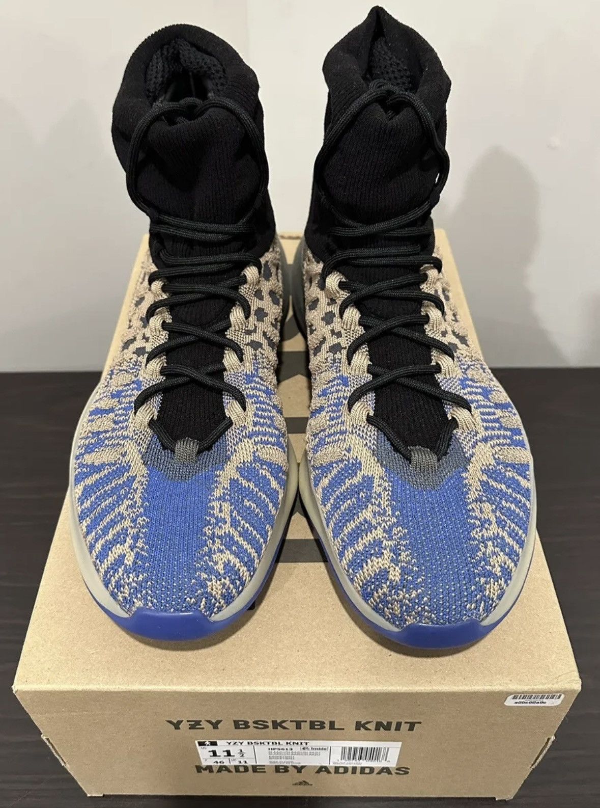 Adidas adidas YZY BSKTBL Knit “Slate Azure” - Size 11.5 | Grailed