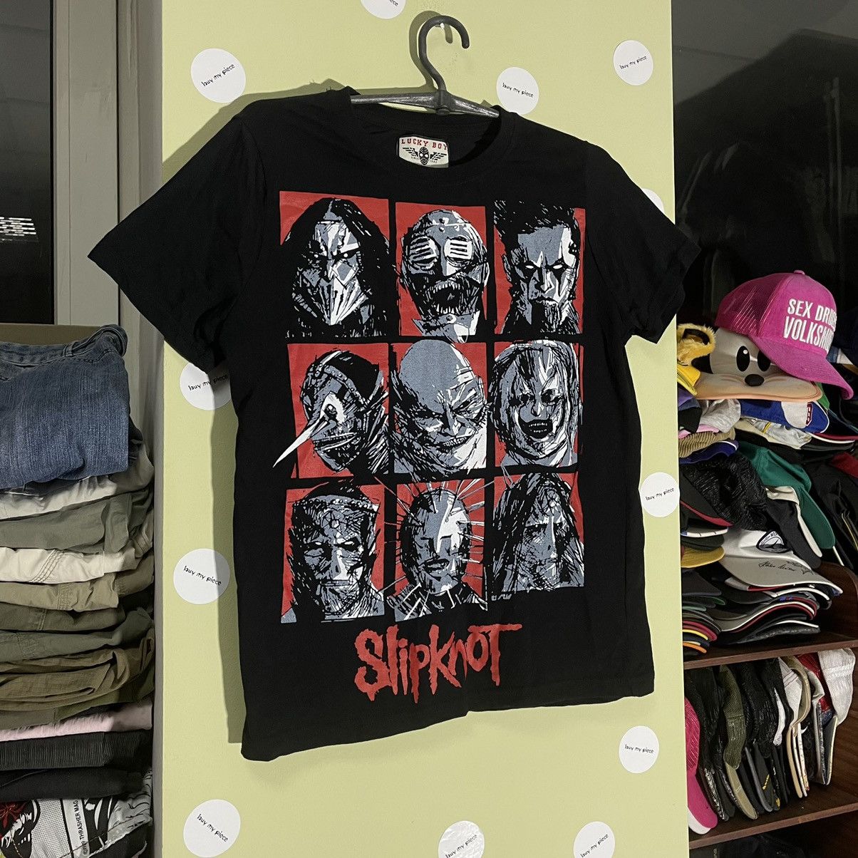 Vintage Vintage Y2K Slipknot Dead Face Horror Band Rock Streetwear ...