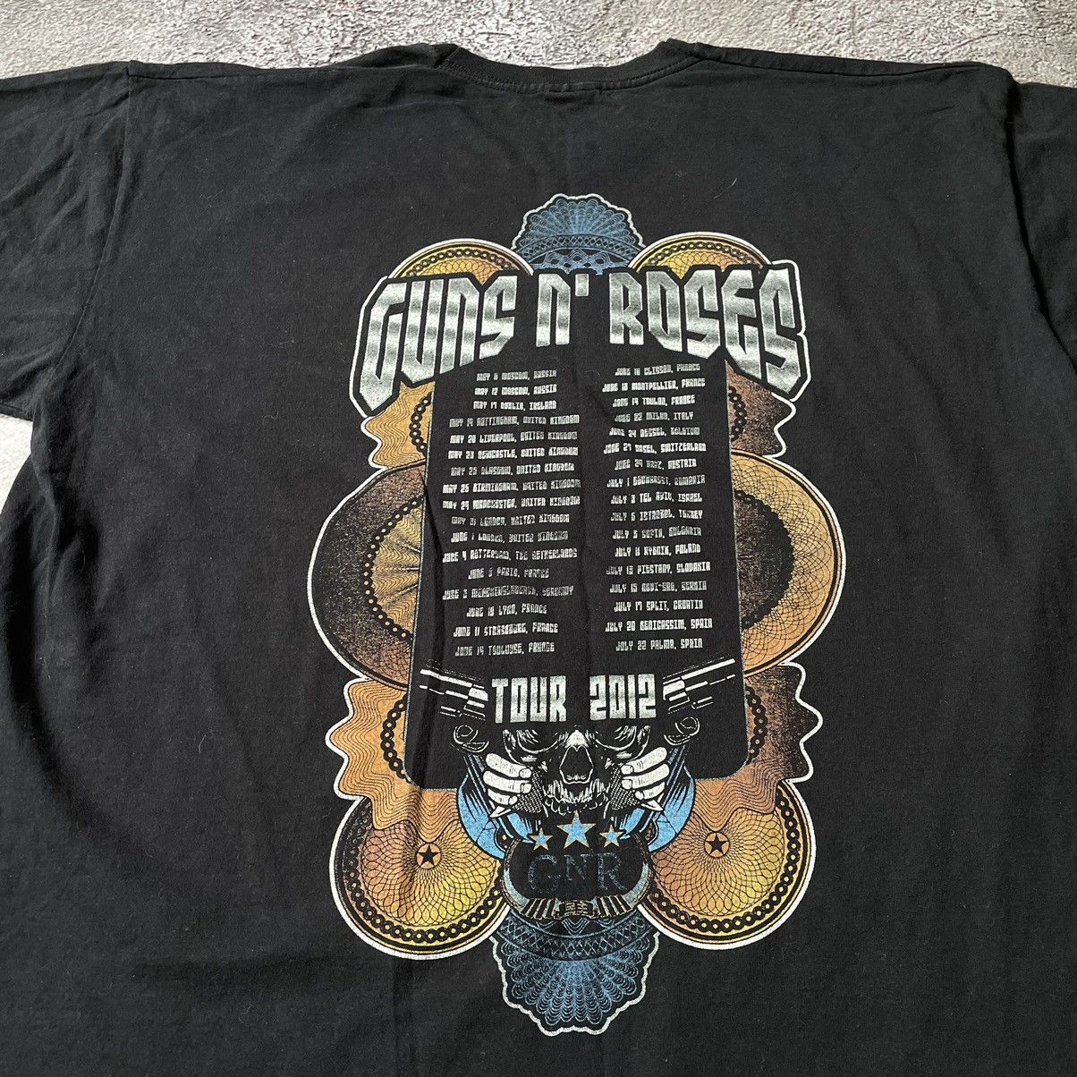 Vintage Vintage Y2K Guns N Roses Face Scream DEAD Creepy Horror Tee ...