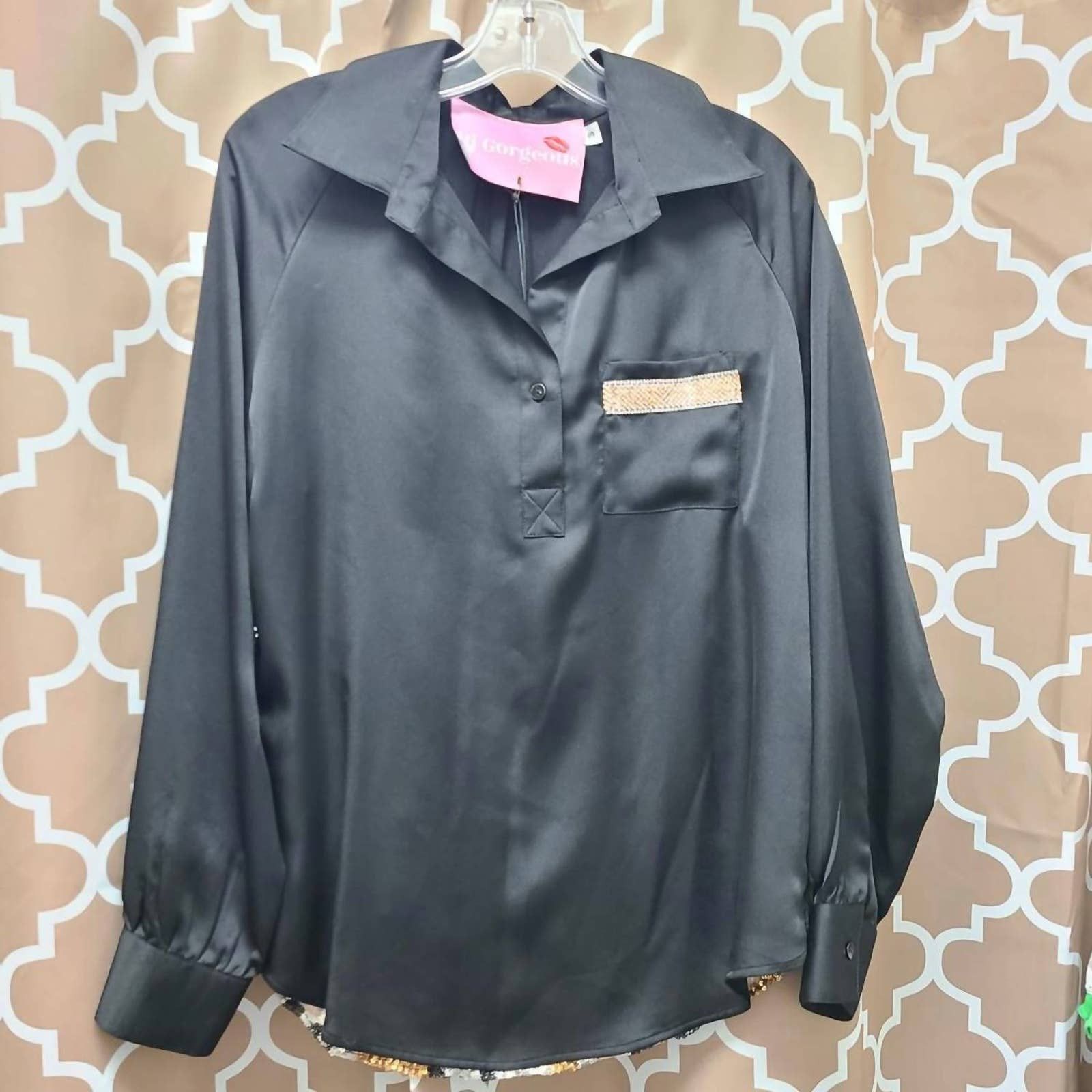 Designer HI GORGEOUS Women's Nicole Shirt In Black | Grailed