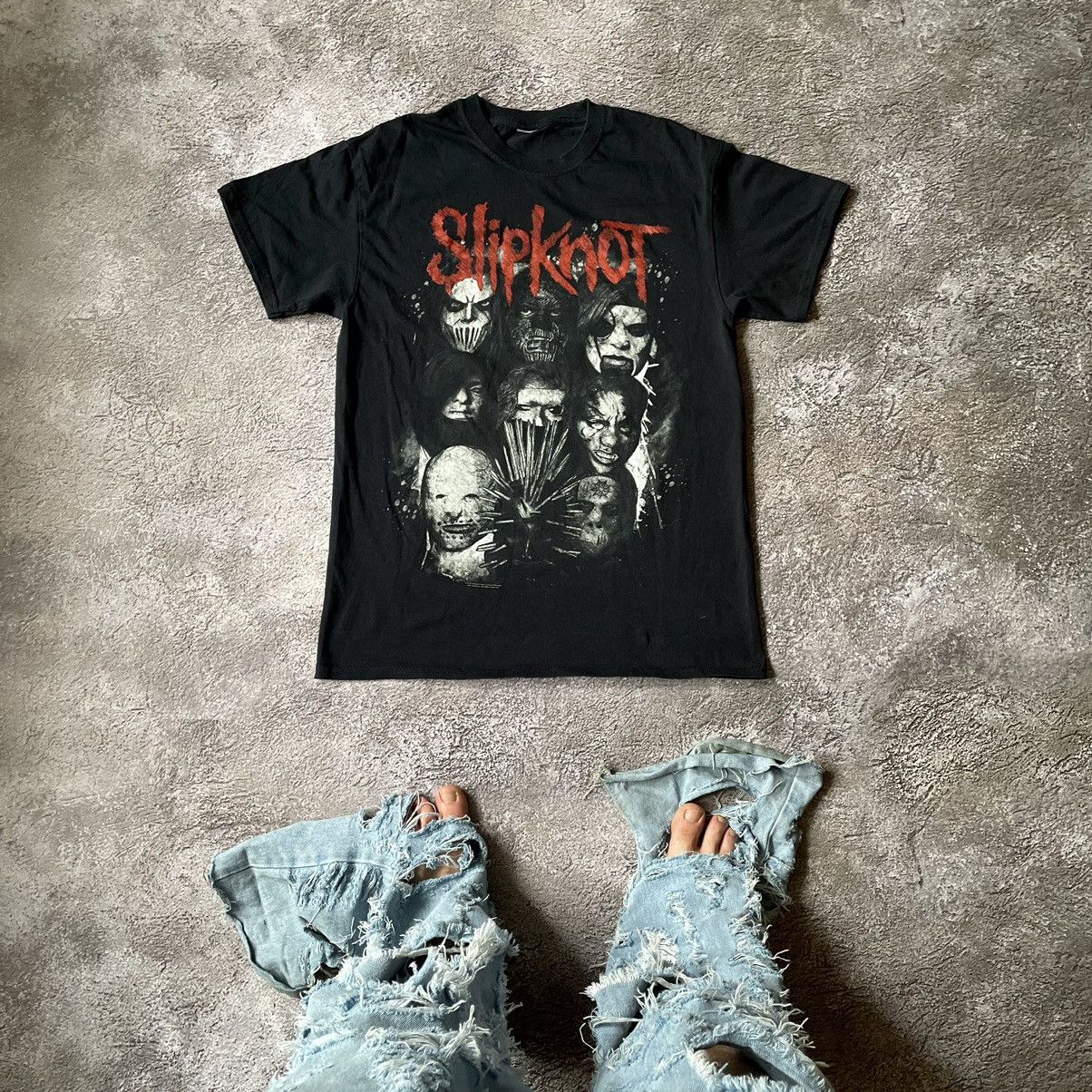 Band Tees Vintage Y2K SLIPKNOT Face Scream DEAD Creepy Horror Tee | Grailed