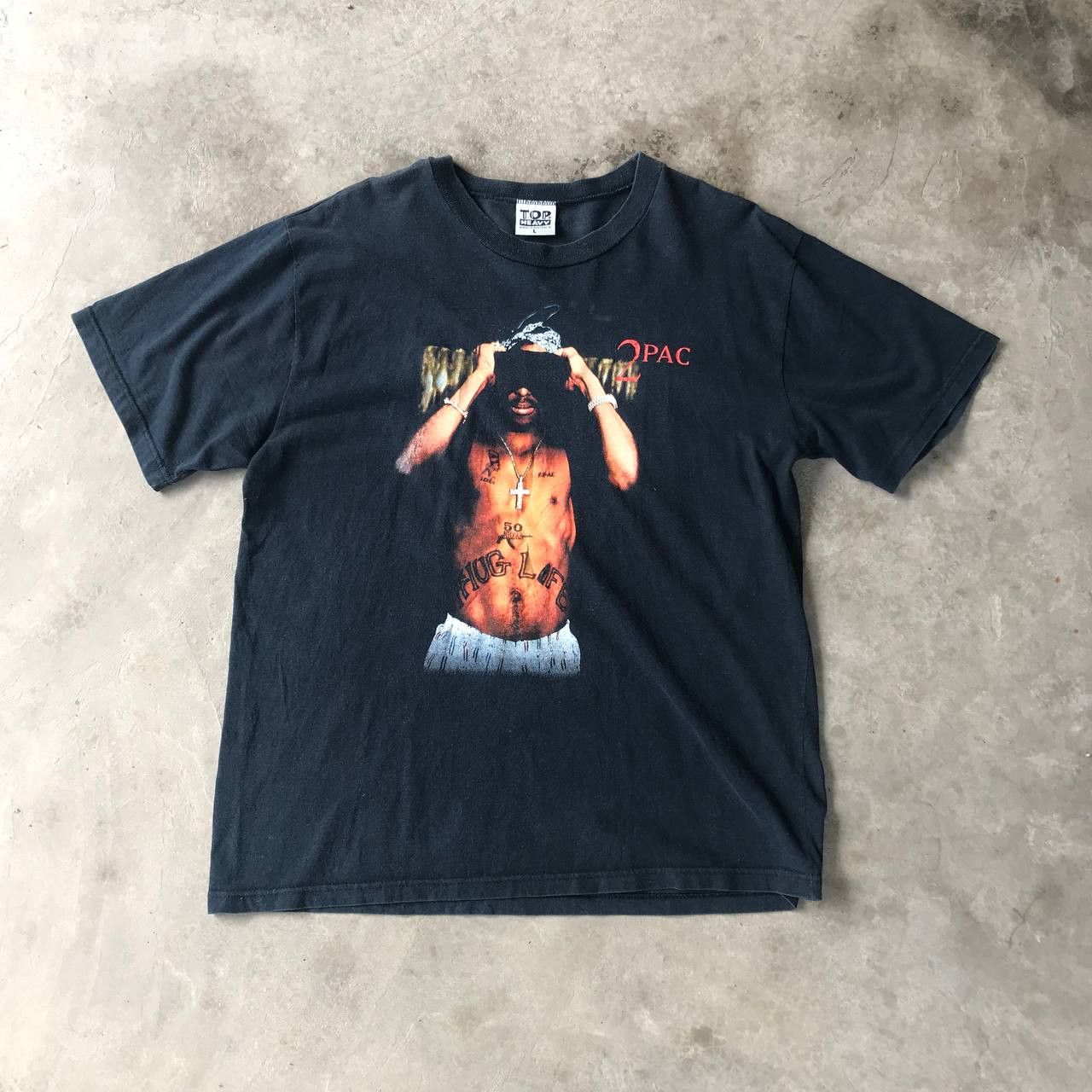 Band Tees × Rap Tees × Vintage Vtg 90s 2Pac Tupac Shakur Top Heavy ...