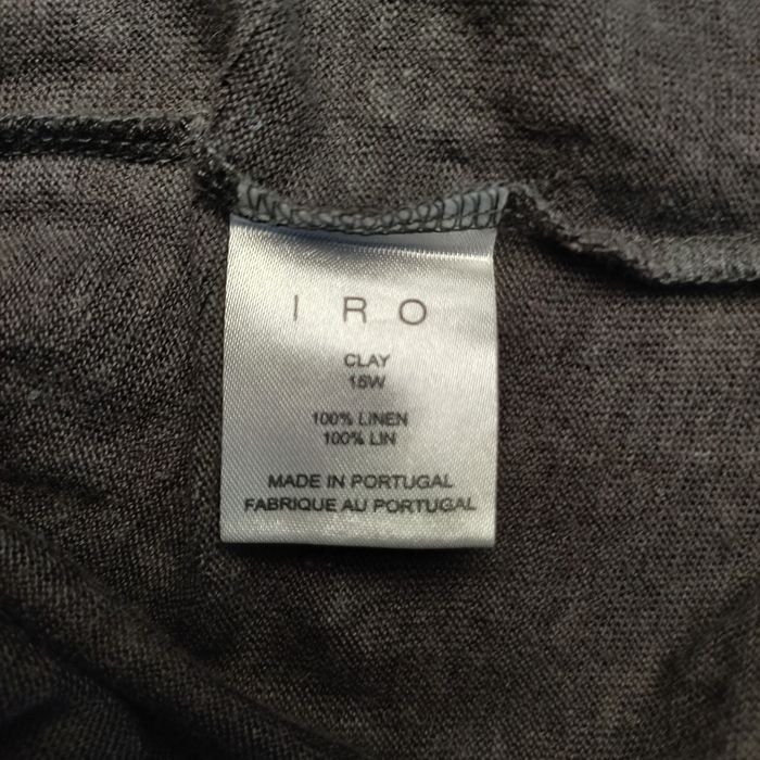 Iro Iro Paris Clay Linen Distressed Ripped Ragged T-Shirt | Grailed