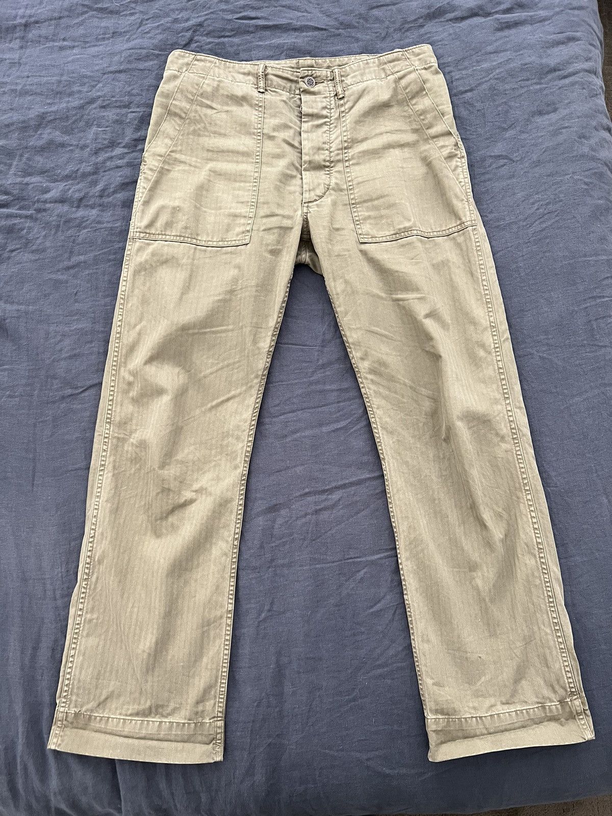 RRL Ralph Lauren RRL herringbone field pants | Grailed