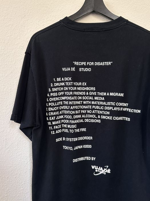Vuja De Vuja De Friends & Family Recipe For Disaster Tee | Grailed
