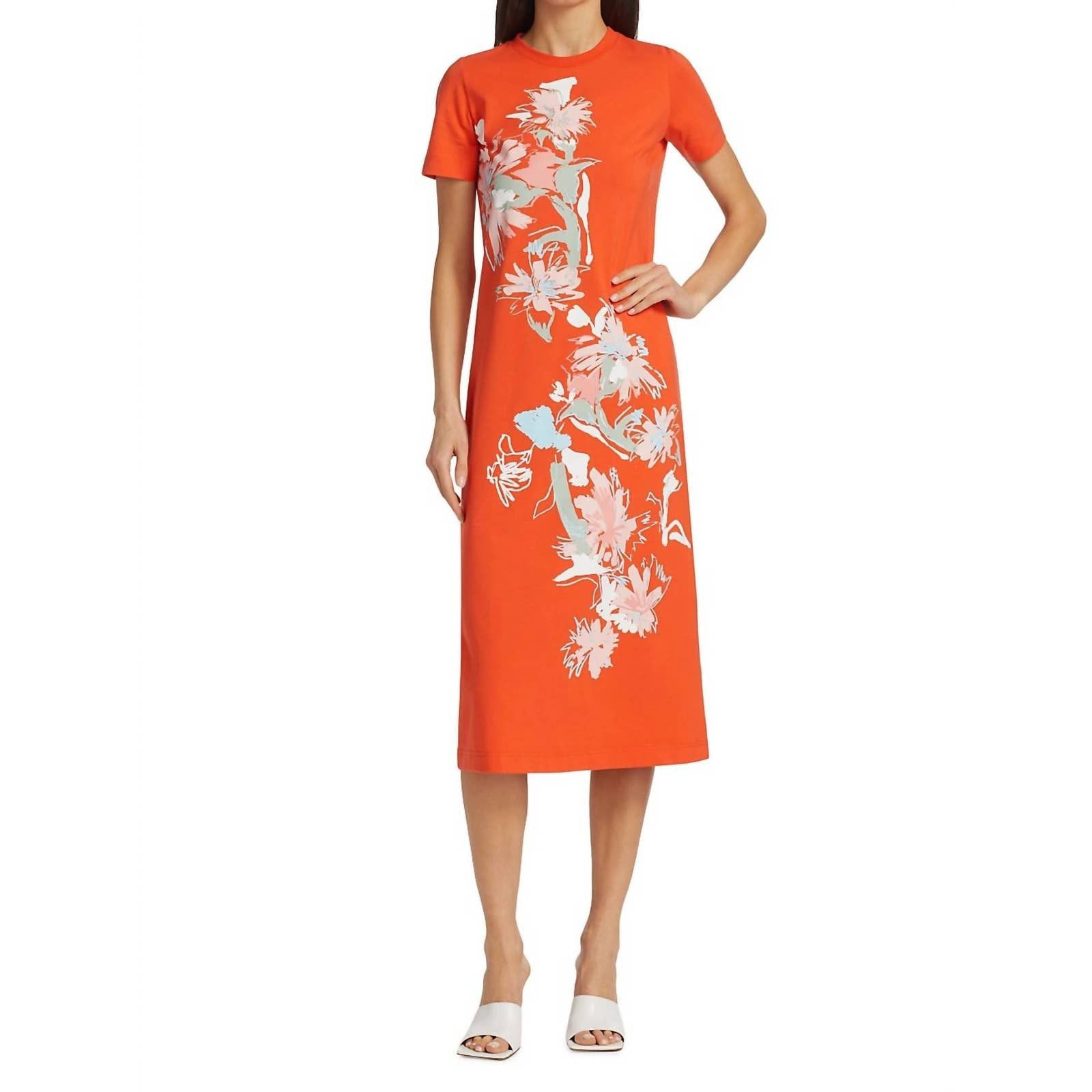 Tanya Taylor Mallorie Dress In Tiger Lily Multi | Grailed