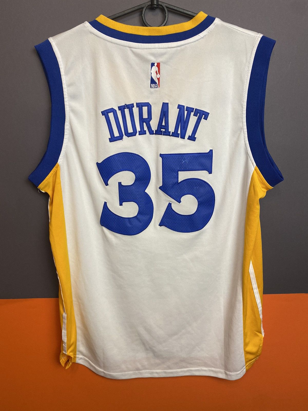 Adidas Kevin Durant #35 Golden State Warriors NBA ADIDAS JERSEY | Grailed