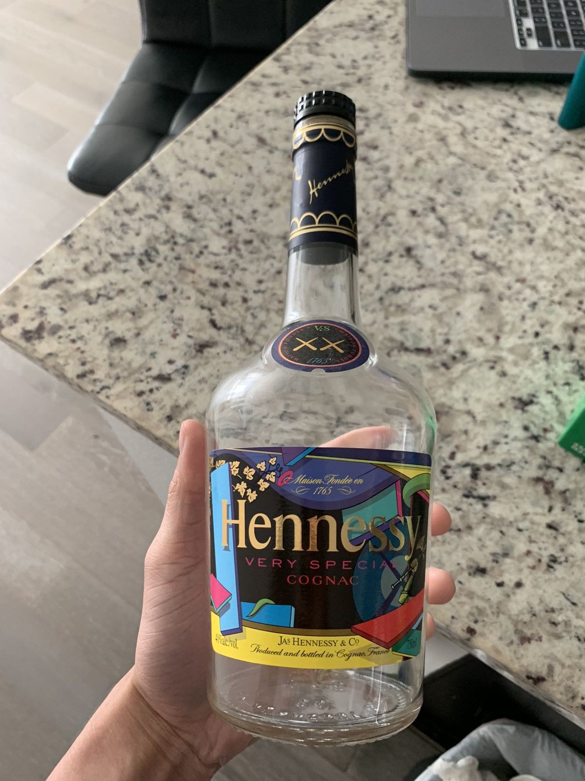 Hennessy × Kaws Kaws X Hennessy VS limited edition bottle | Grailed