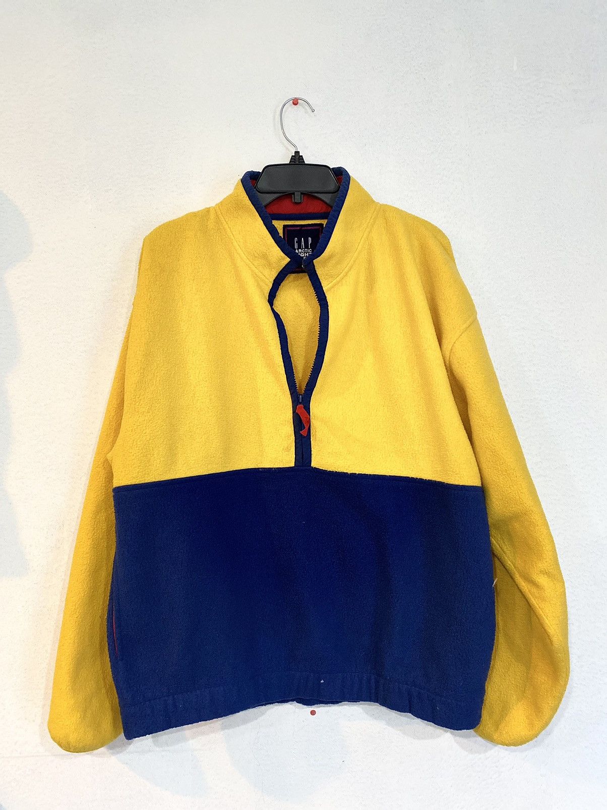 Gap Vintage Gap Yellow Blue jacket | Grailed
