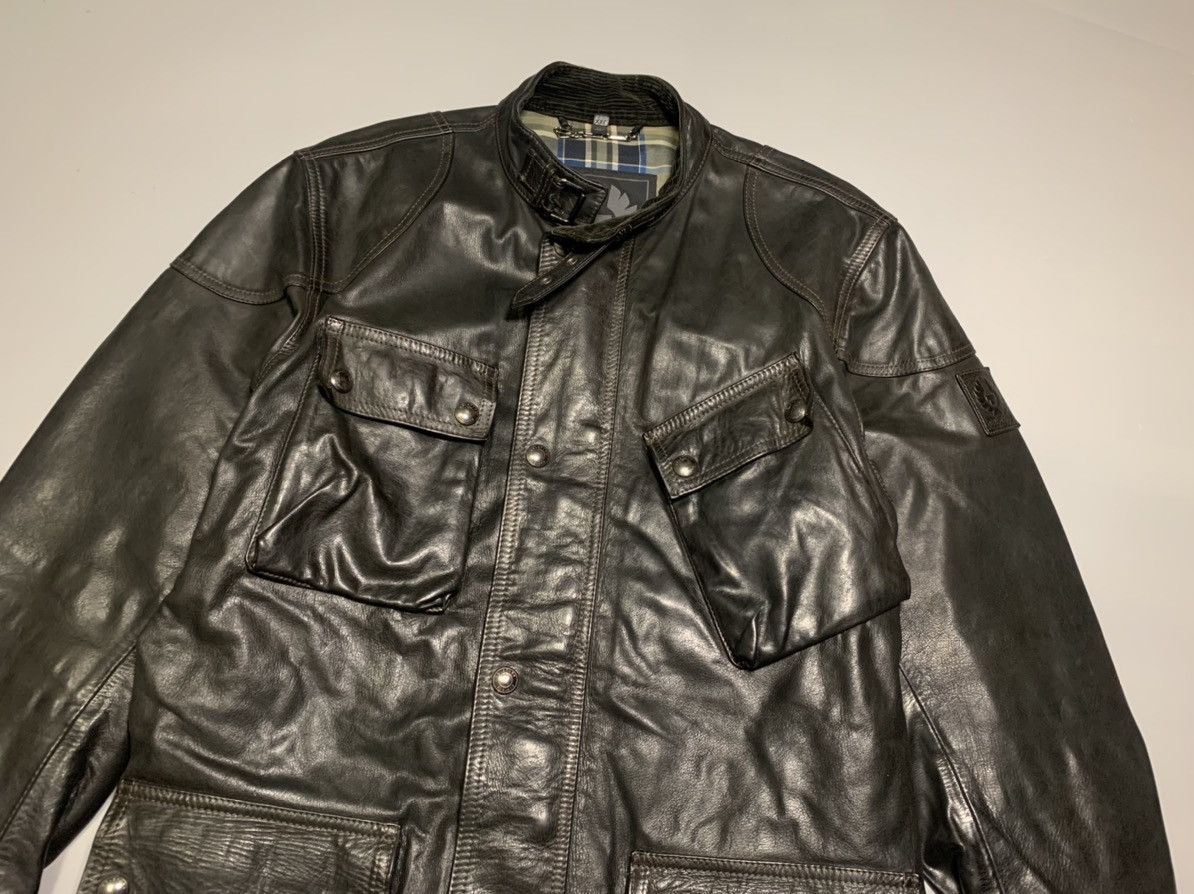 Belstaff × Leather Jacket Belstaff Panther Leather Jacket | Grailed