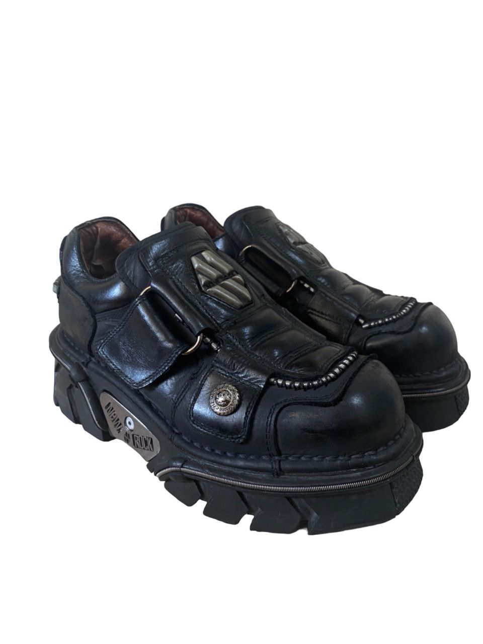New Rock × Vintage Vintage raver y2k alternative New Rock boots | Grailed