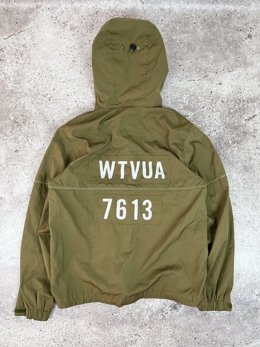 Wtaps WTAPS Nylon Military Khaki Anorak Jacket | Grailed