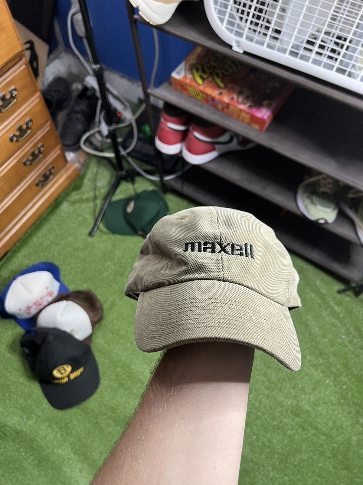 Vintage vintage maxwell tech beige computer dad hat | Grailed