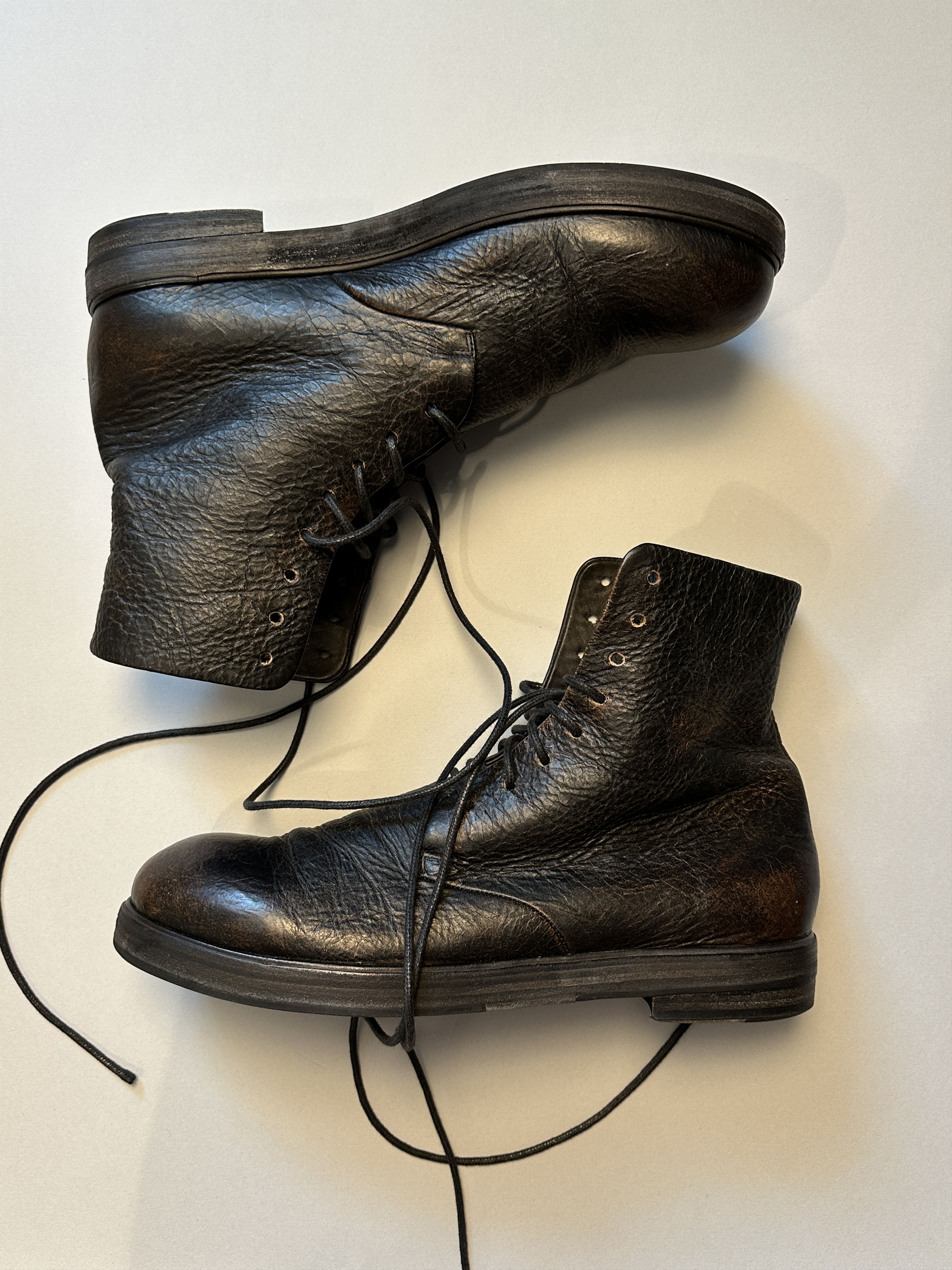 Marsell Marsell MM1178 Zucco Iconic Leather Combat Boots 43 | Grailed