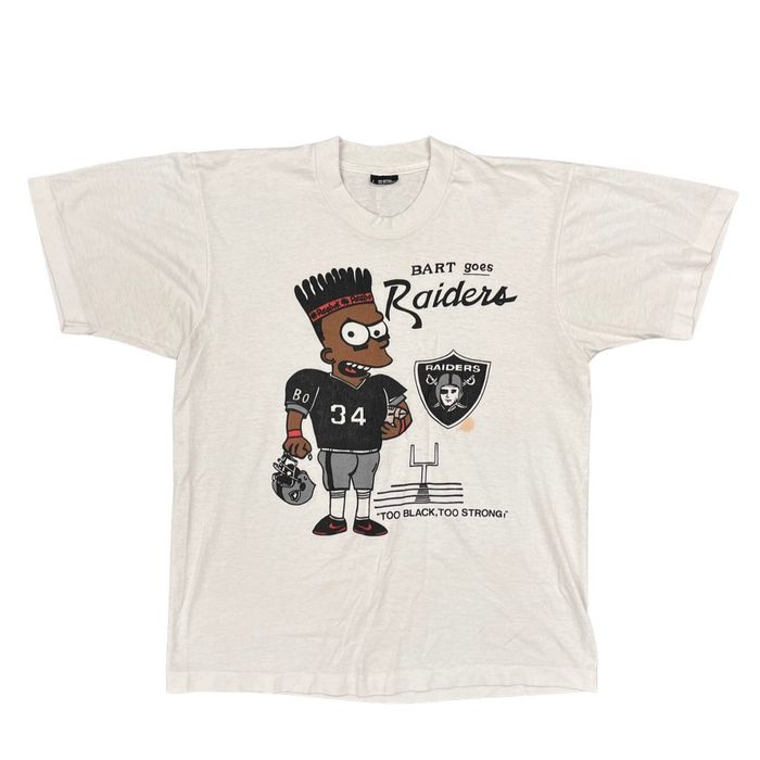 Oakland Raiders Vintage Black Bart Raiders Tee | Grailed