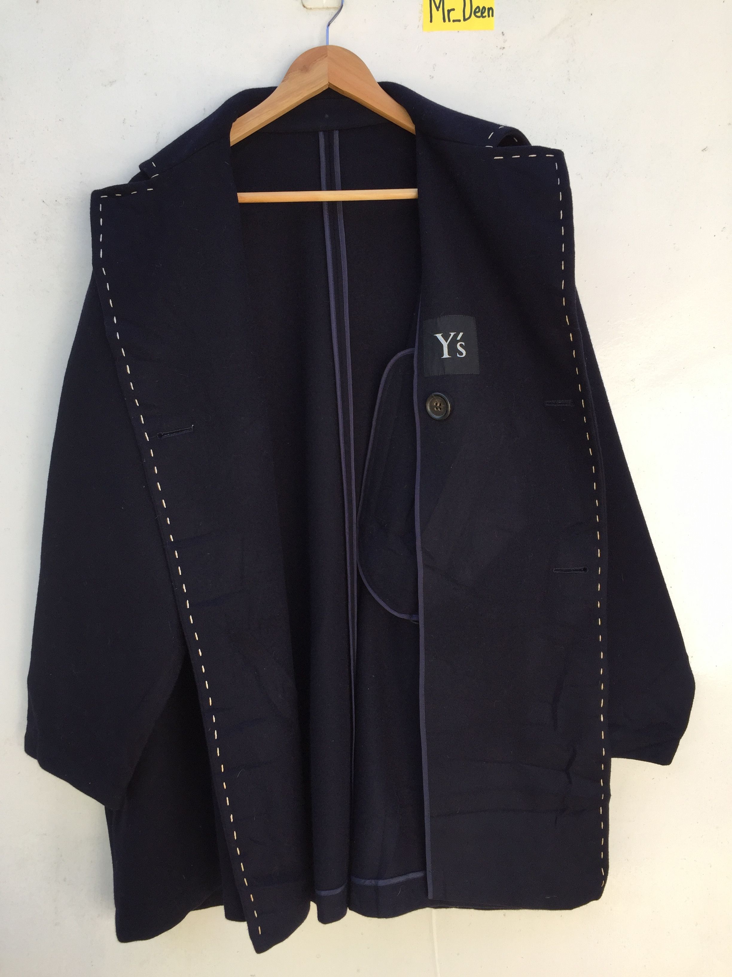 Yohji Yamamoto × Ys (Yamamoto) RARE!! Yohji Yamamoto Navy Blue Archival ...
