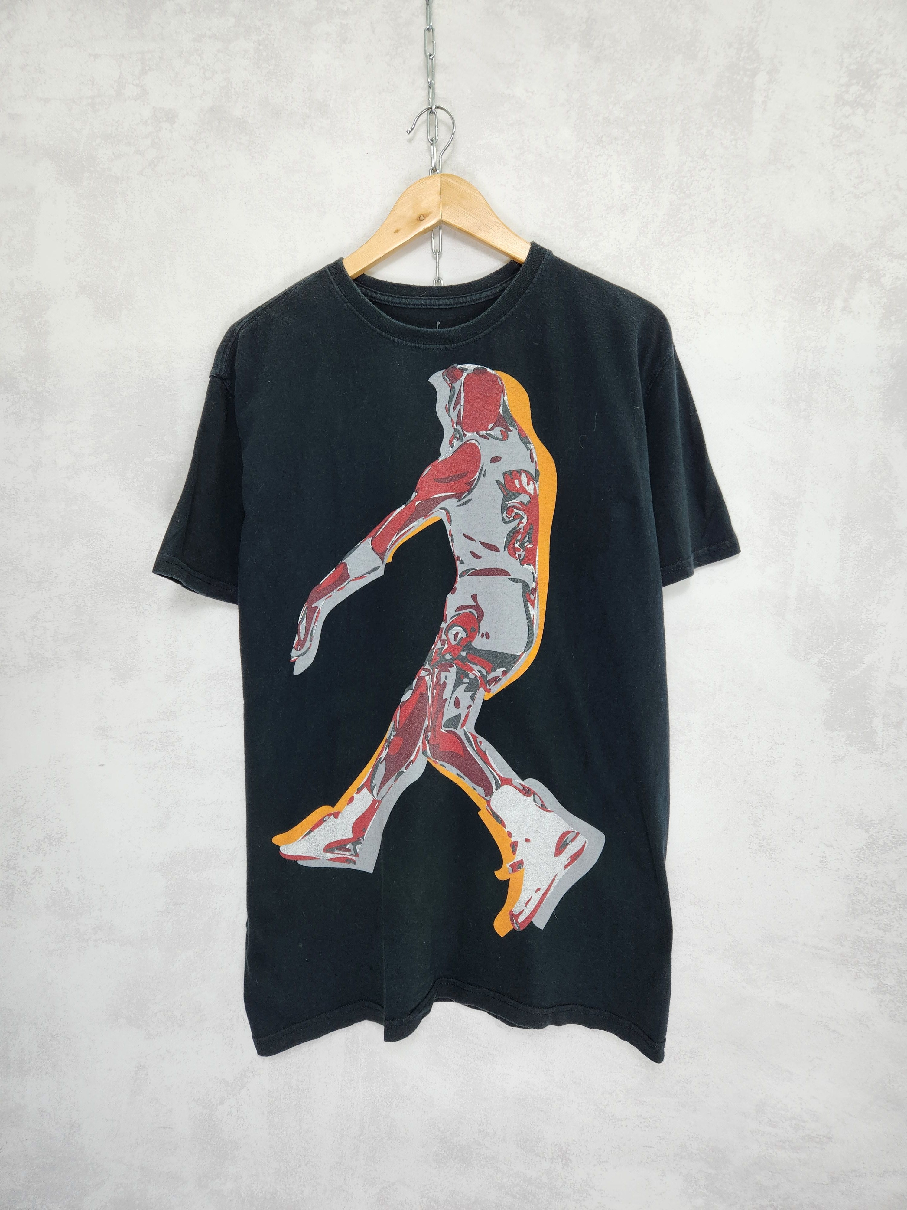 Nike × Vintage Vintage nike air jordan y2k big logo t shirt | Grailed