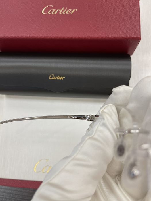 Cartier NEW Cartier Platinum Panther Eyeglasses Glasses CT0058 | Grailed