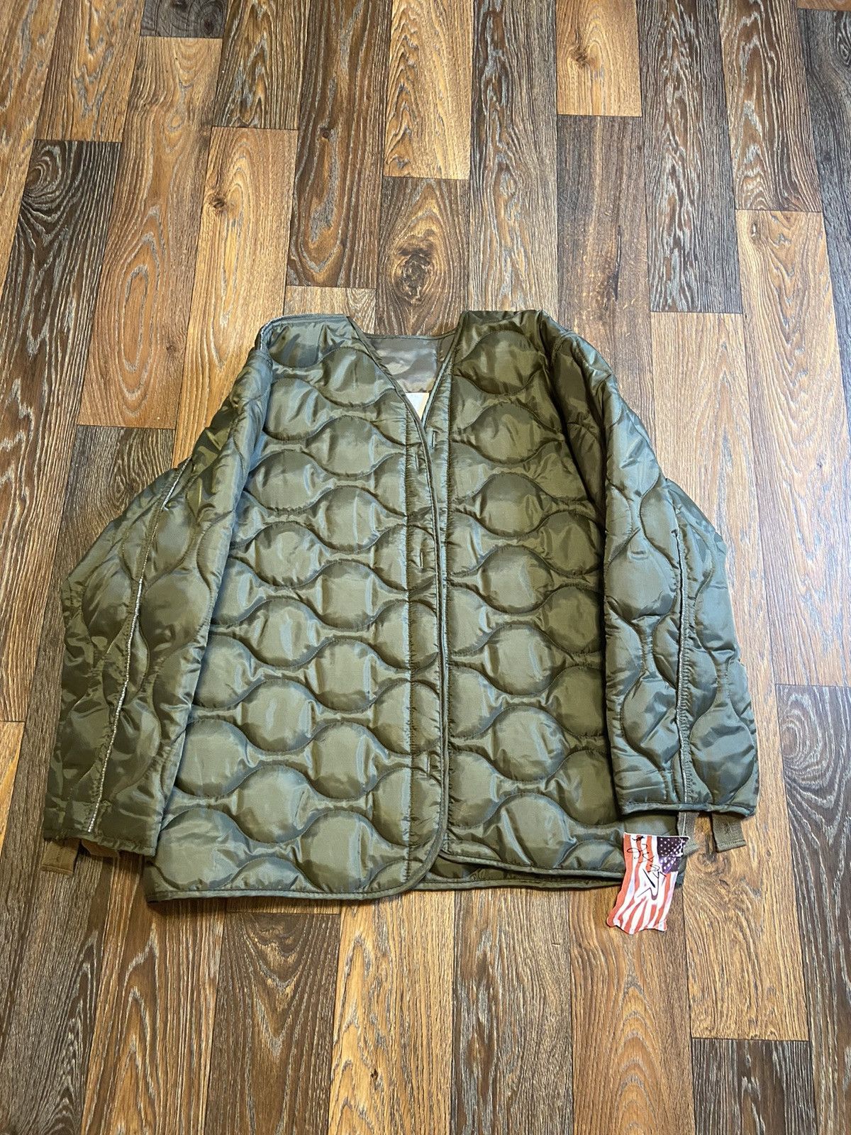 Vintage CRAZY Vintage Military Puff Jacket Lining | Grailed