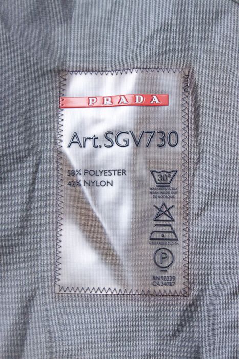 Prada Prada SGV730 Black Nylon Zip GORE-TEX Jacket | Grailed