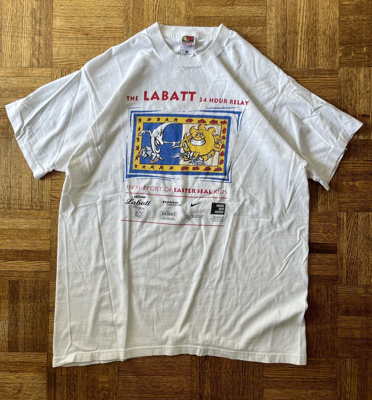 Vintage Vintage 90’s “The Labatt 24 hour relay” tee | Grailed