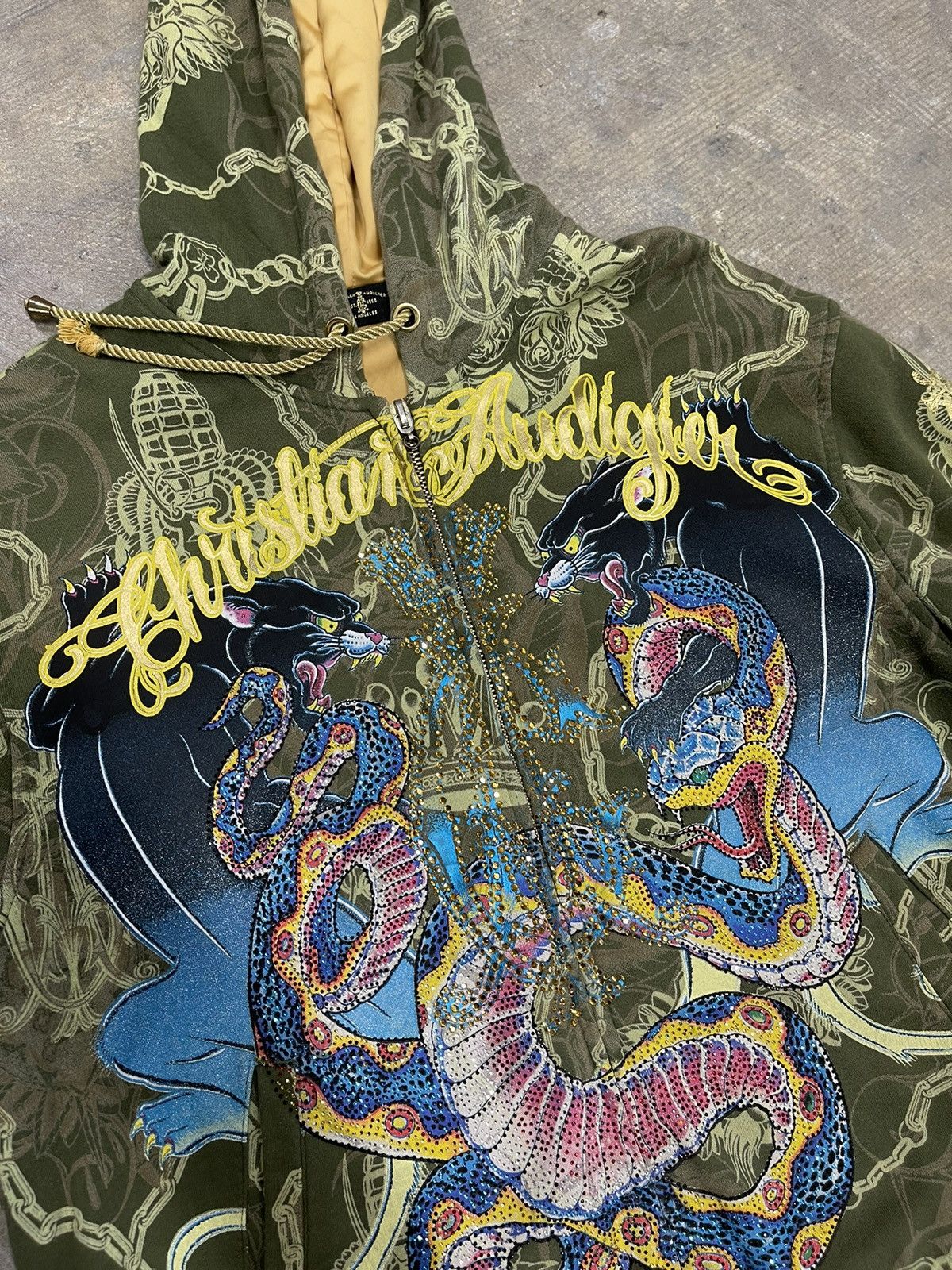 Christian Audigier × Ed Hardy × Vintage Christian Audigier Panther ...