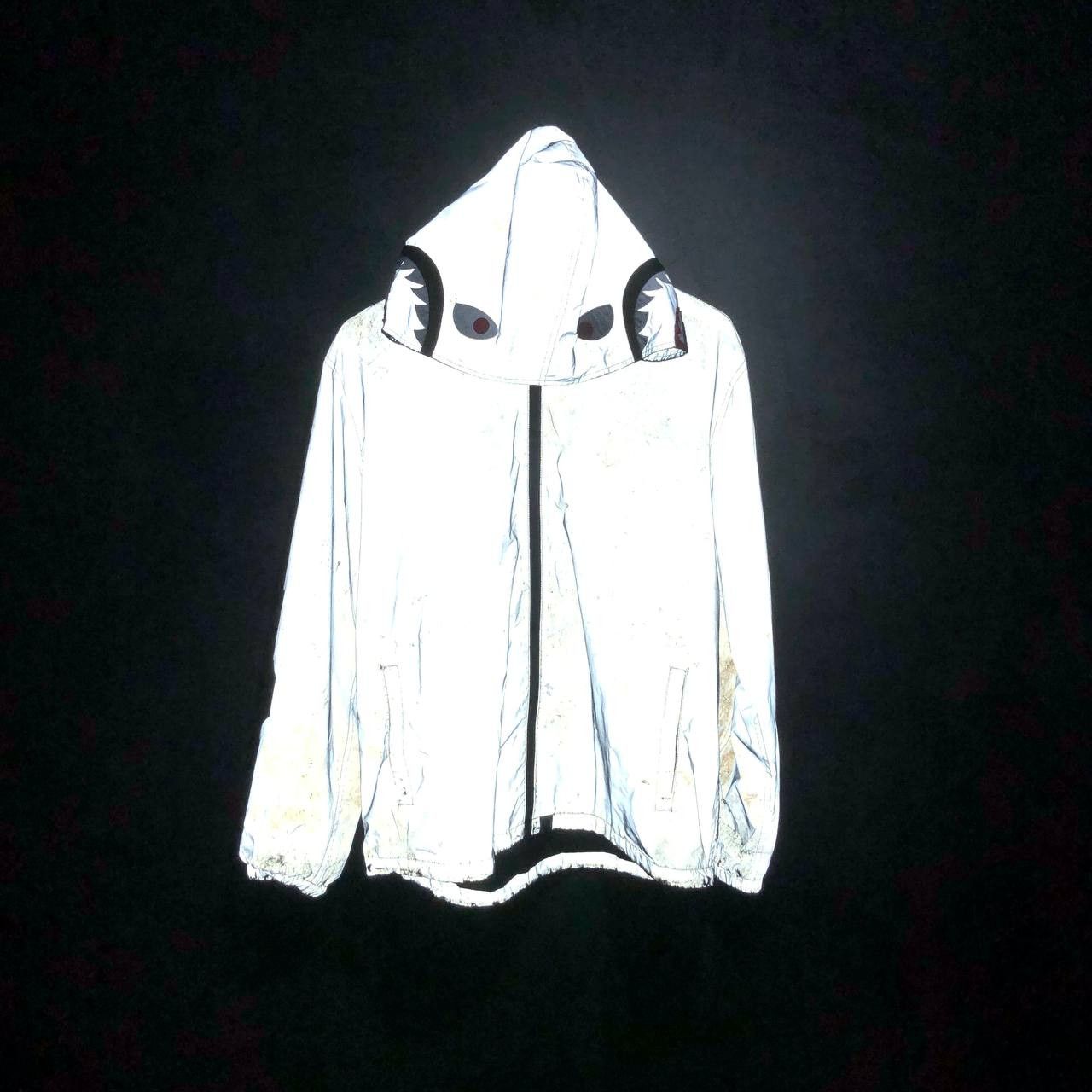 Bape BAPE SHARK 3M Reflective windbreaker | Grailed