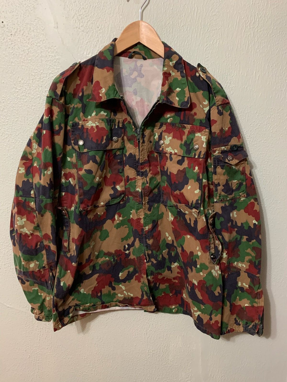 Vintage Vintage M83 Swiss Army Alphenflage Camo Jacket | Grailed