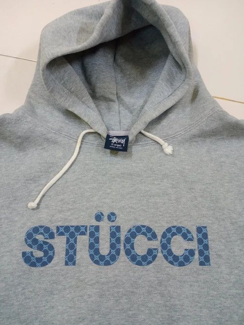 Stussy × Vintage Rare Vintage Stussy Stucci Monogram Logo Sweatshirt ...