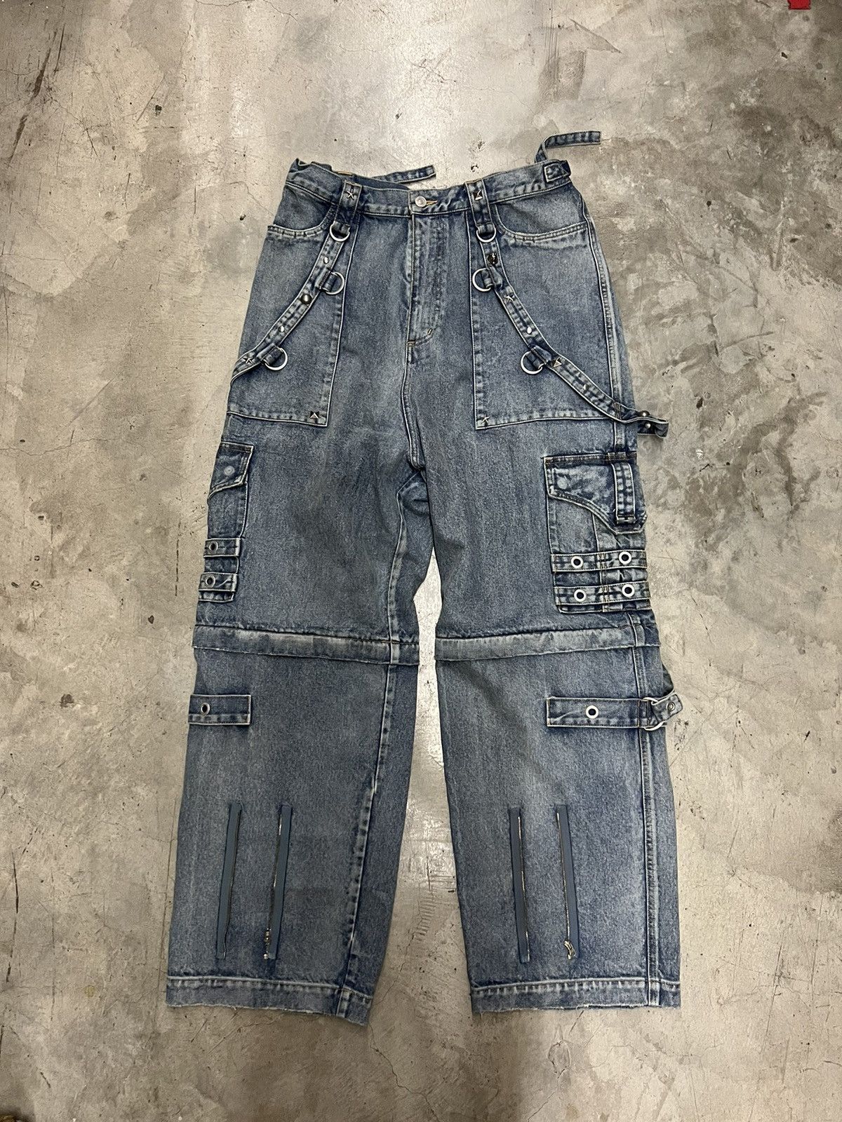 Balenciaga *RARE* BALENCIAGA RAVER CARGO DENIM PANT YE CARTI DEMNA 34 ...
