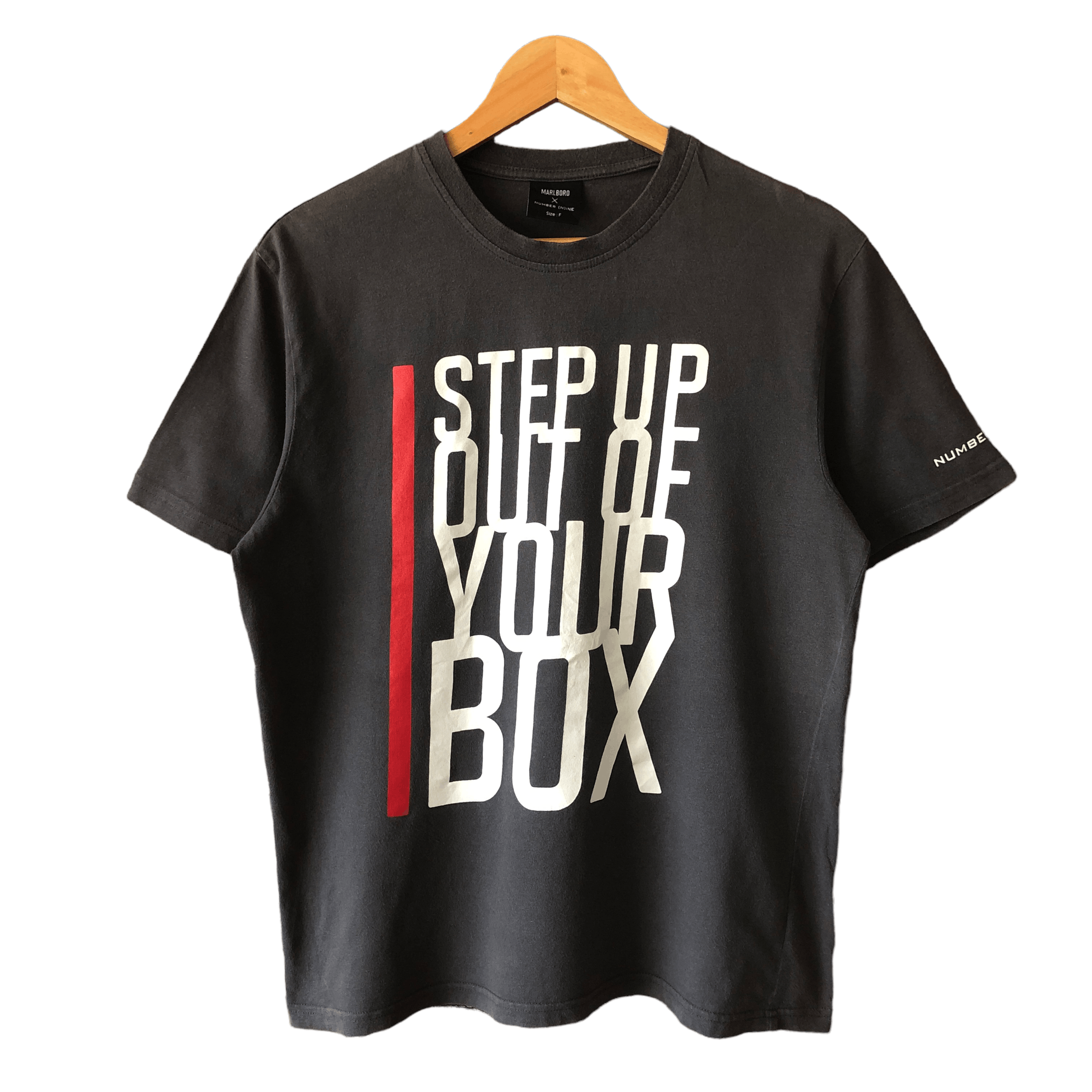 Number (N)ine Number Nine Marlboro Step Out Your Box Big Logo Tee Shirt ...