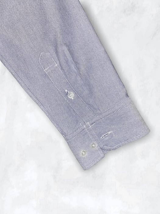 Visvim Juneau Weld Oxford Shirt, sz 4, Blue | Grailed