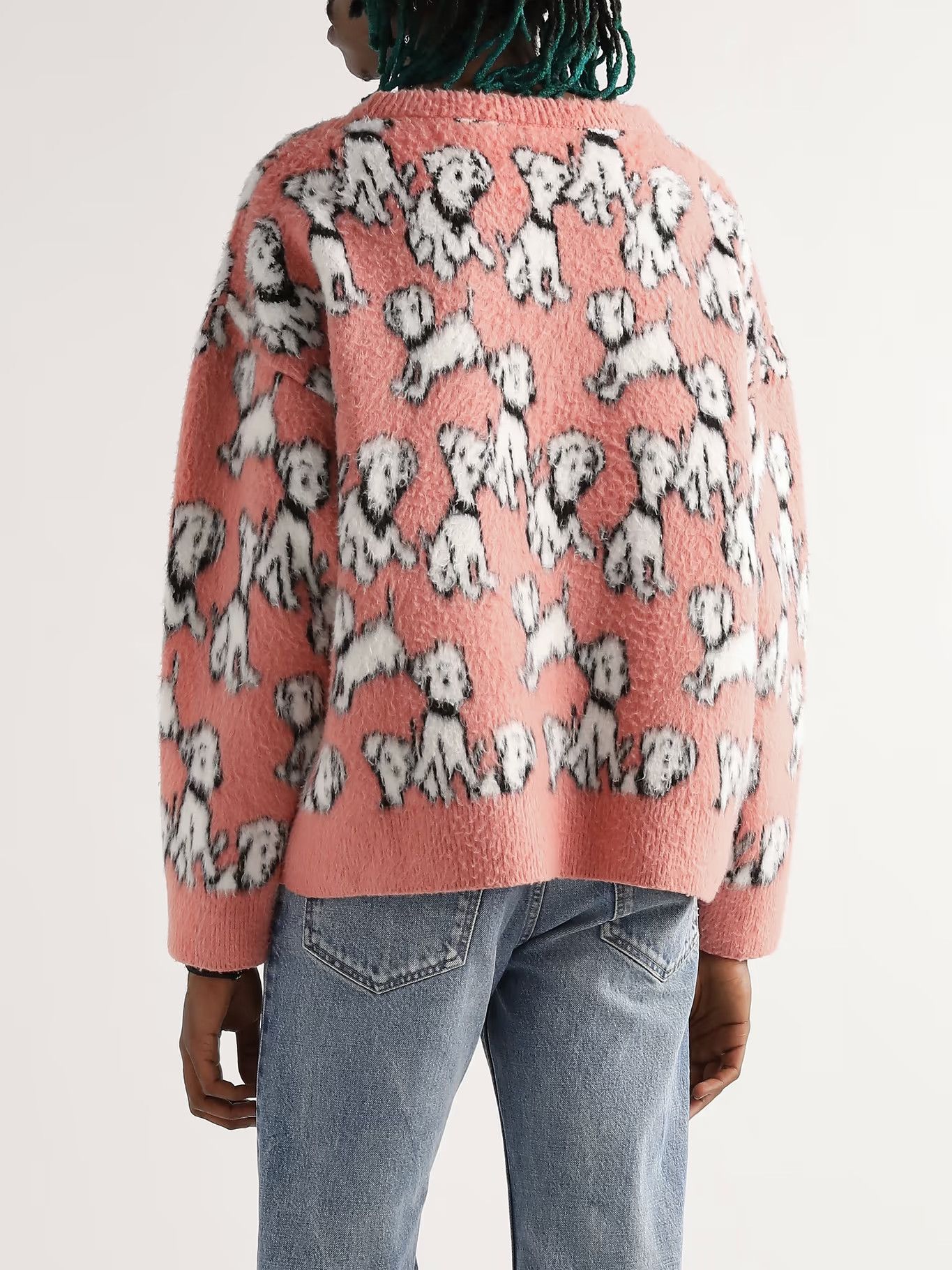 Celine × Hedi Slimane SS22 Celine Brushed Cotton Dalmation Dog Sweater ...