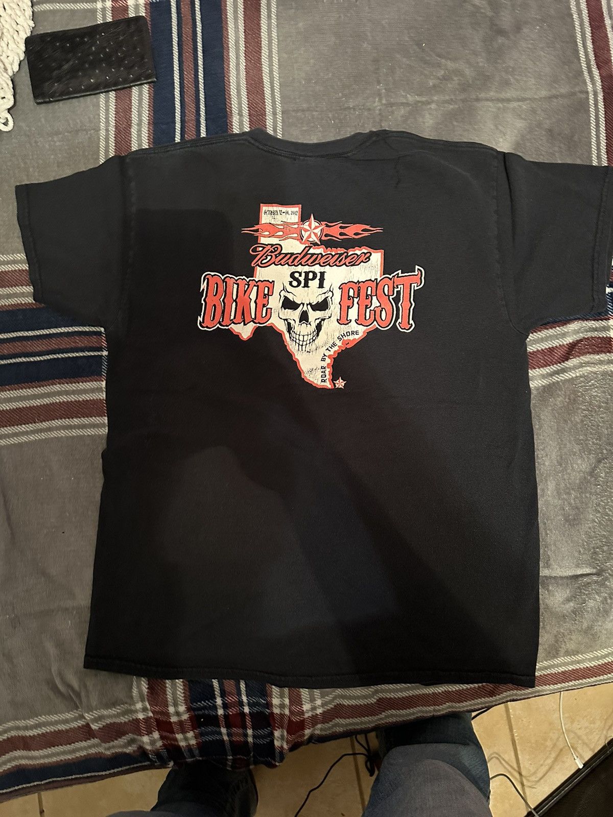 Vintage Budweiser bike fest tee | Grailed
