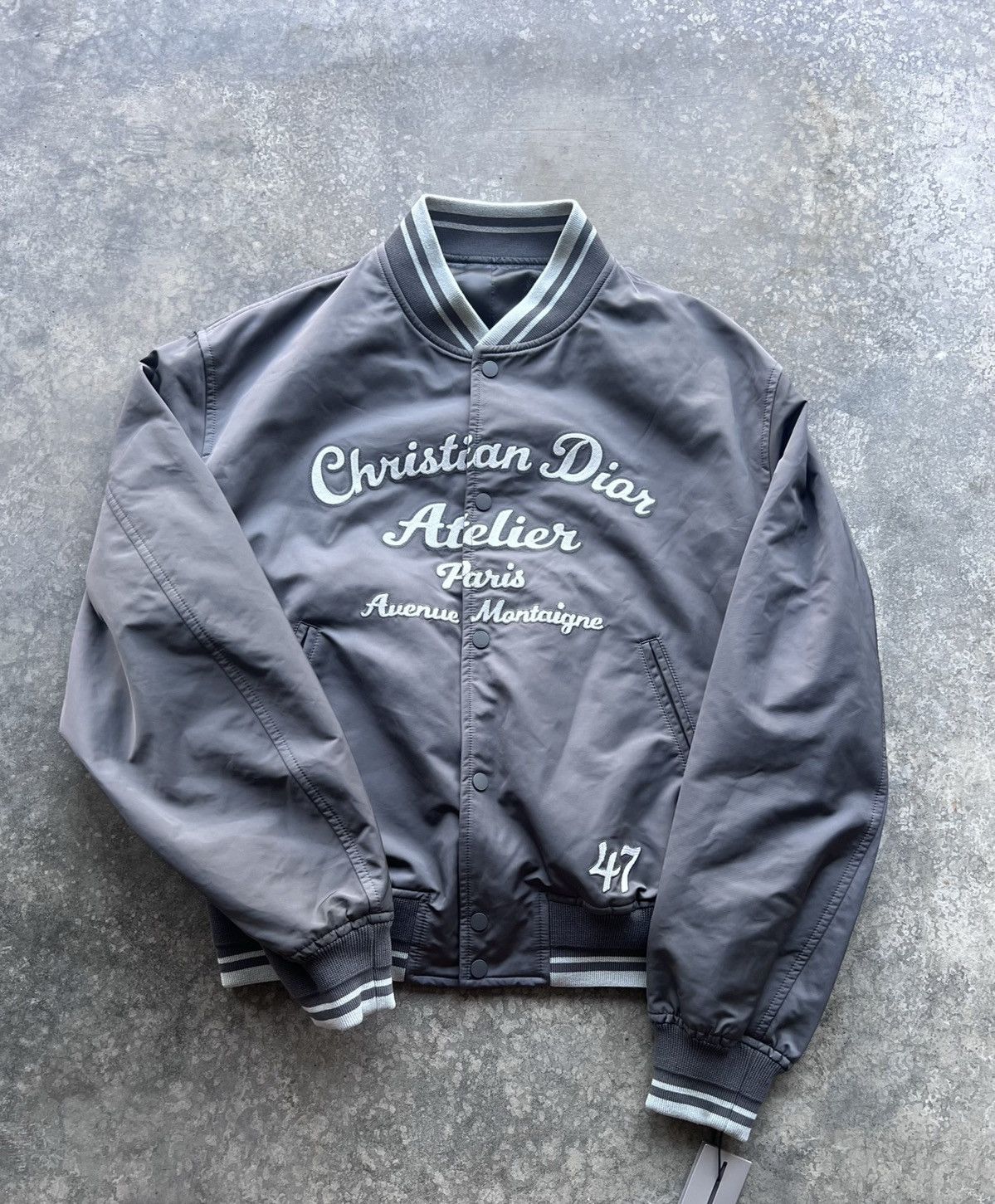 Dior Dior Teddy Varsity Jacket | Grailed