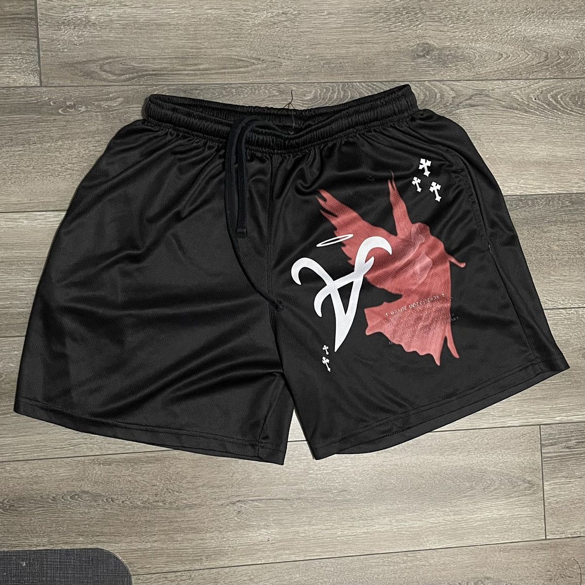 Streetwear Original Saint Potential black shorts | Grailed
