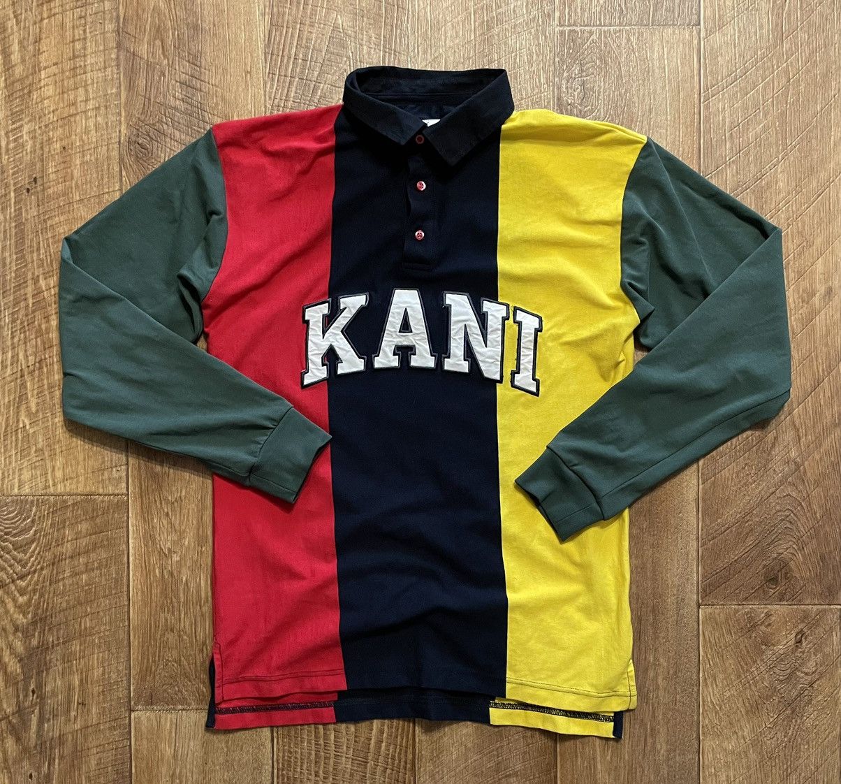 Karl Kani × Streetwear × Vintage Vintage 90s Karl Kani Rugby T-Shirt ...