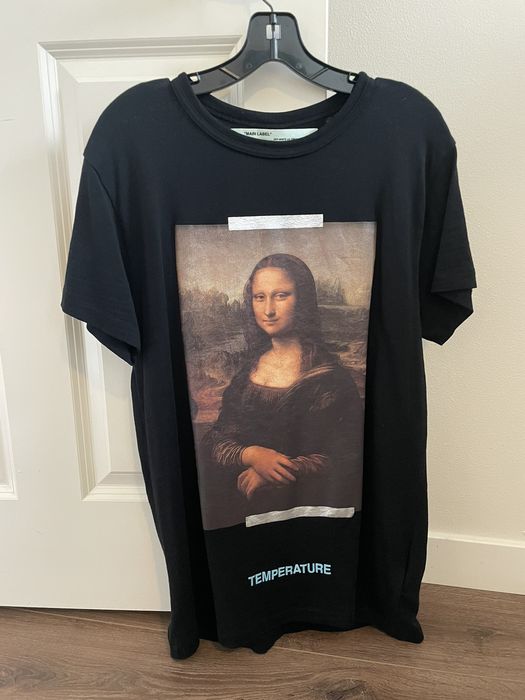 Off White Off White Mona Lisa Black Tee Grailed