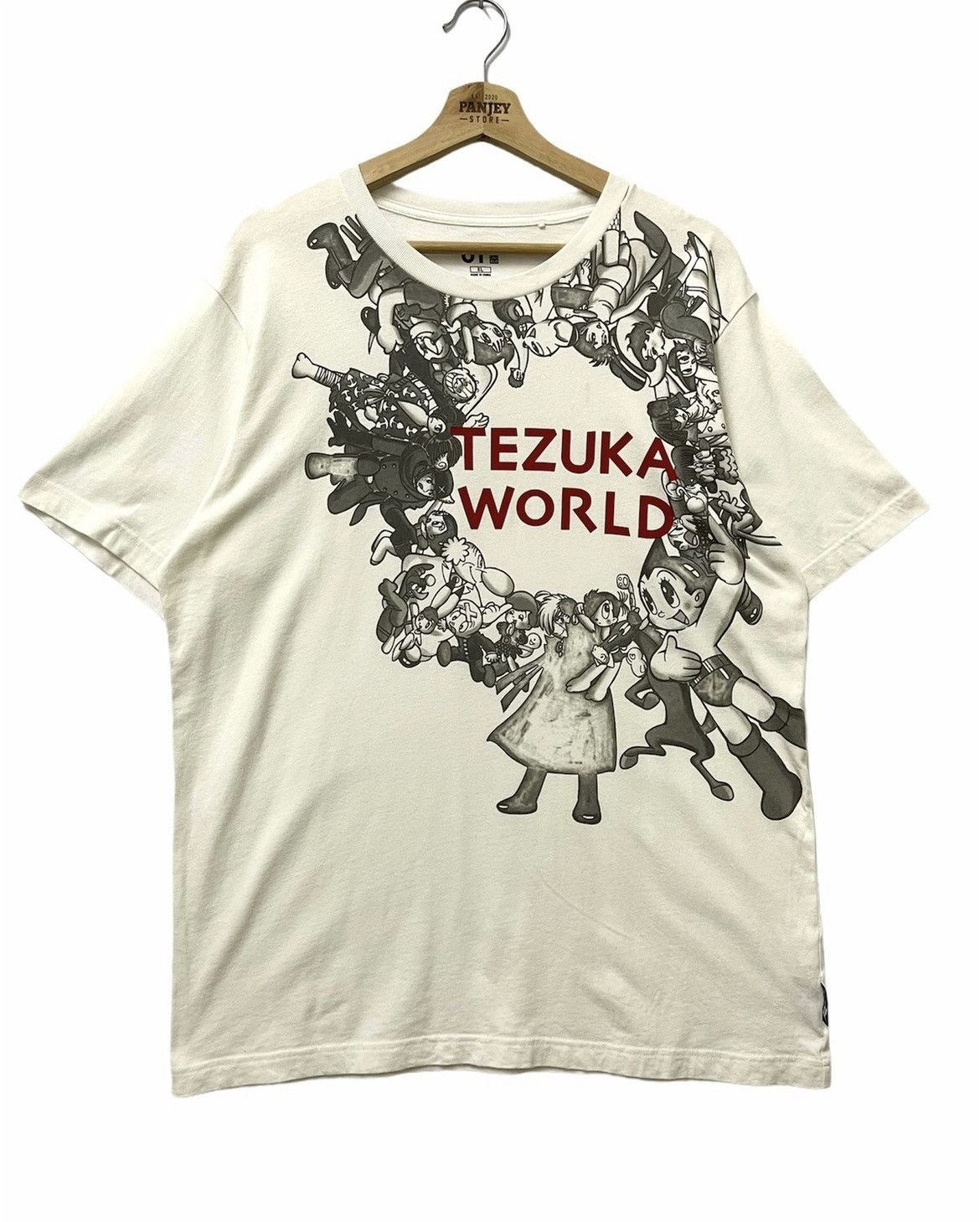 Japanese Brand × Movie × Vintage Astro Boy Tezuka World T Shirt White ...