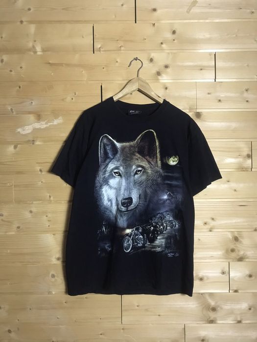 Vintage Vintage Wild wolf t-shirt | Grailed