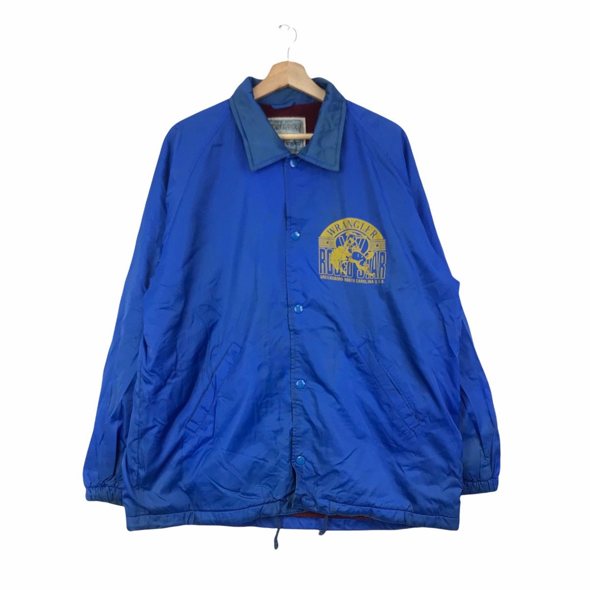 Wrangler Vtg WRANGLER RODEO STAR Wild Cowboy Windbreaker Jacket Rider ...