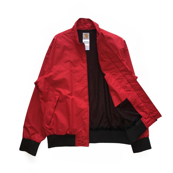 Vintage Mesh Lined Sail Jacket in Red | Grailed