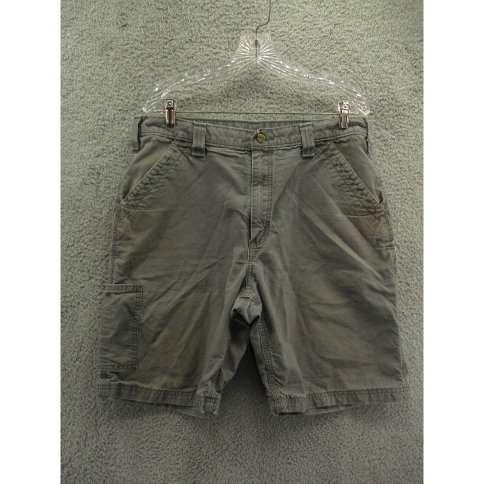 Carhartt Carhartt B147 Work Shorts Carpenter Canvas Gray Original Fit ...