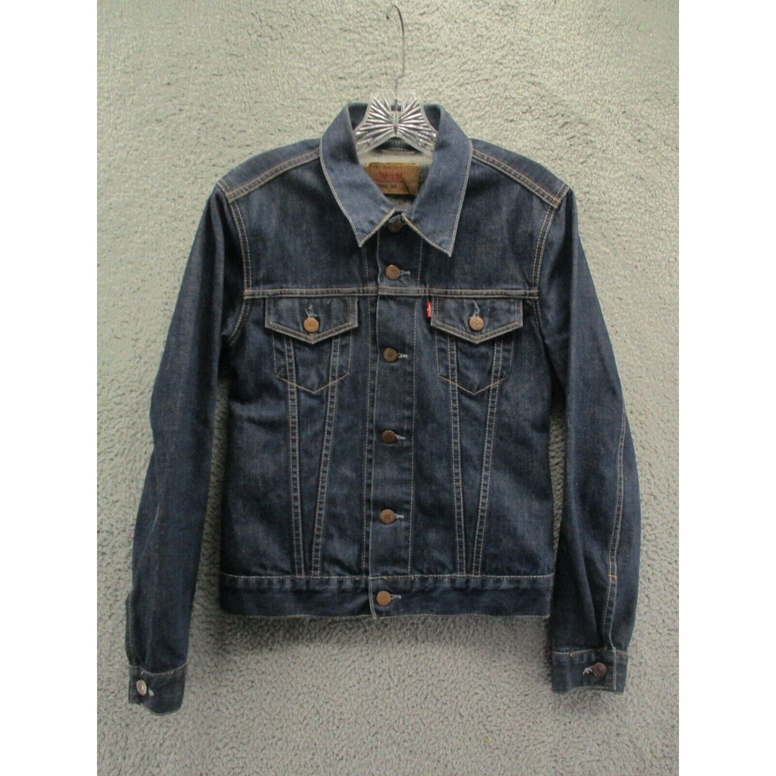 Levi's Vintage 90s Levi's Type 2 Trucker Jacket Blue Denim 2 Pocket UK ...
