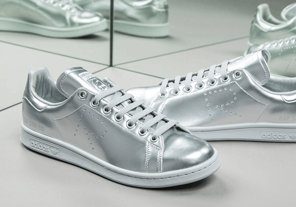 Adidas × Raf Simons Adidas - Raf Simons - S/S 16 - Metallic Stan Smith ...