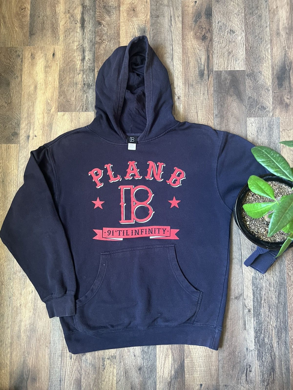 Plan B × Streetwear × Vintage Vintage 2000s Plan B Skateboard Hoodie ...