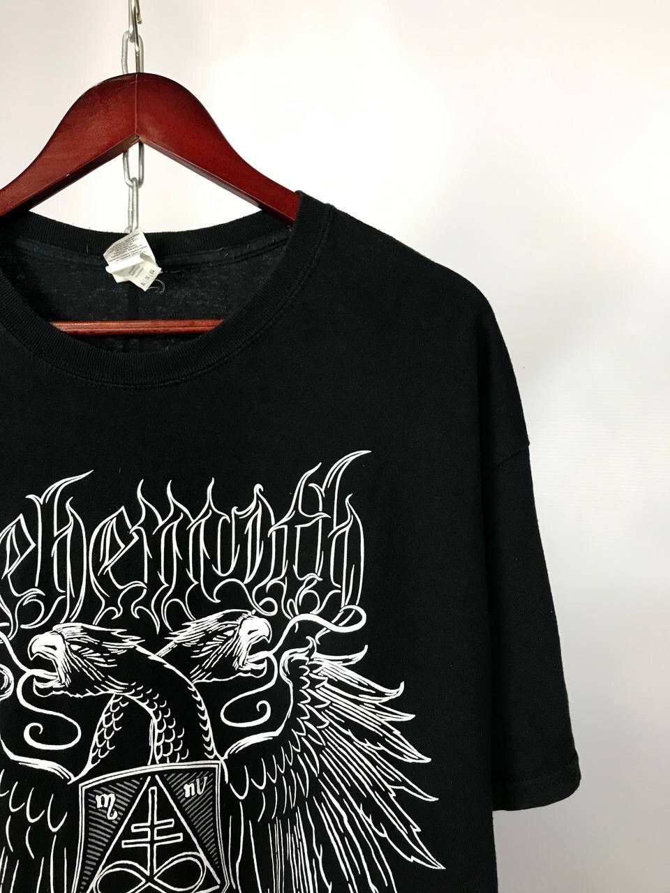 Band Tees × Rock T Shirt × Vintage behemoth T-shirts band tee big logo ...