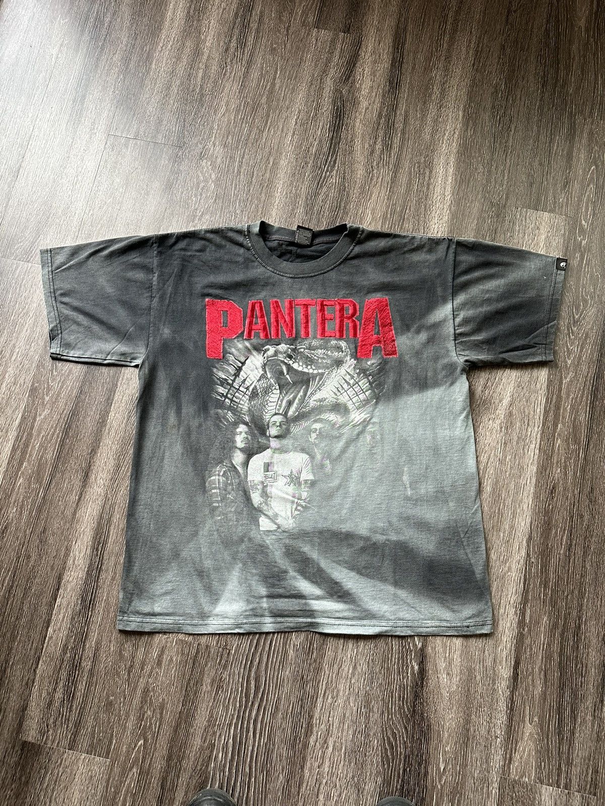 Vintage VTG 90s Pantera super faded Mexican boot Band Tee Size XL | Grailed